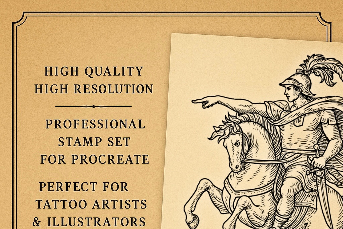 Procreate Tattoo Stamps Vol. 2