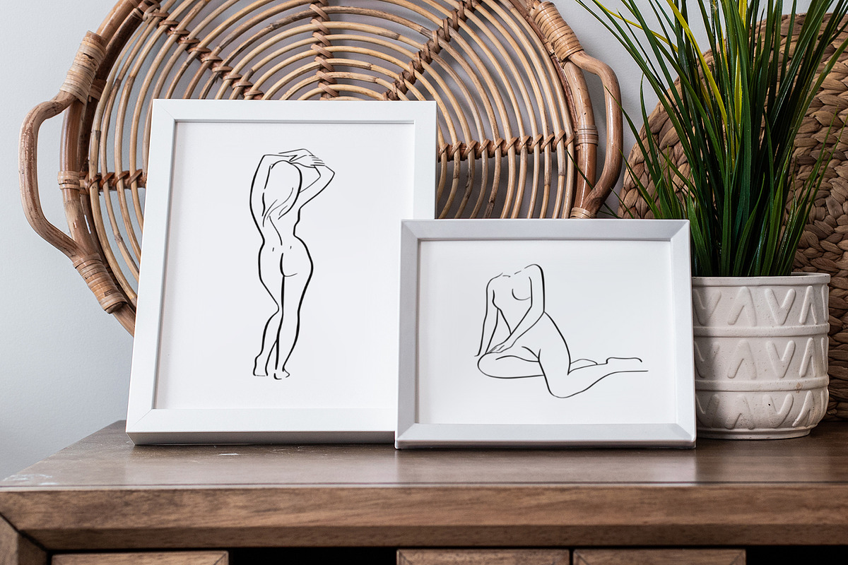 Body & Soul. Female Figure Line Art, a Healthcare Illustration by mejorana