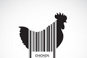 Chicken on the body is a barcode., an Icon by yod67