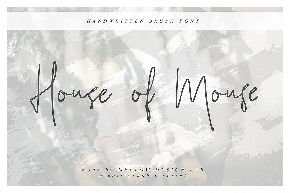 House of Mouse Script, a Script Font by Creamy Script