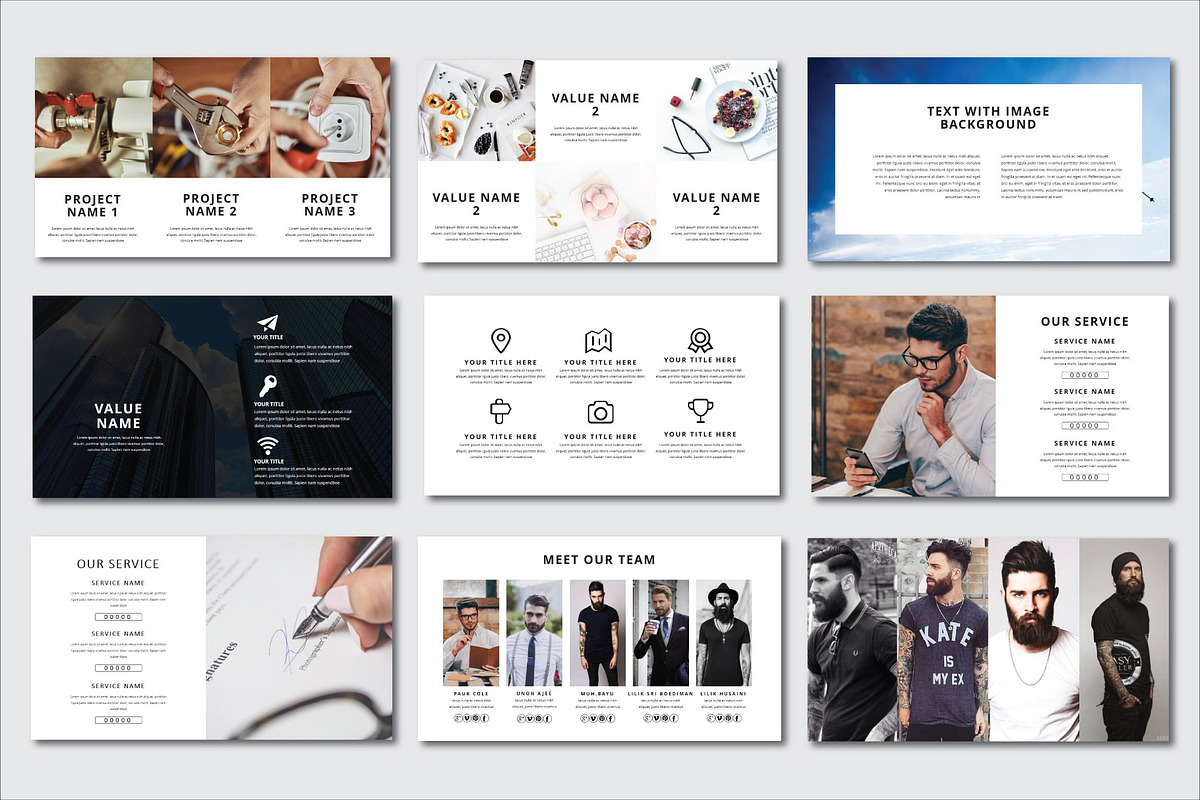 Showtime PowerPoint Template, a Presentation Template by Yo Slide