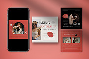 Women History Month Instagram Pack, a Social Media Template by graphicook