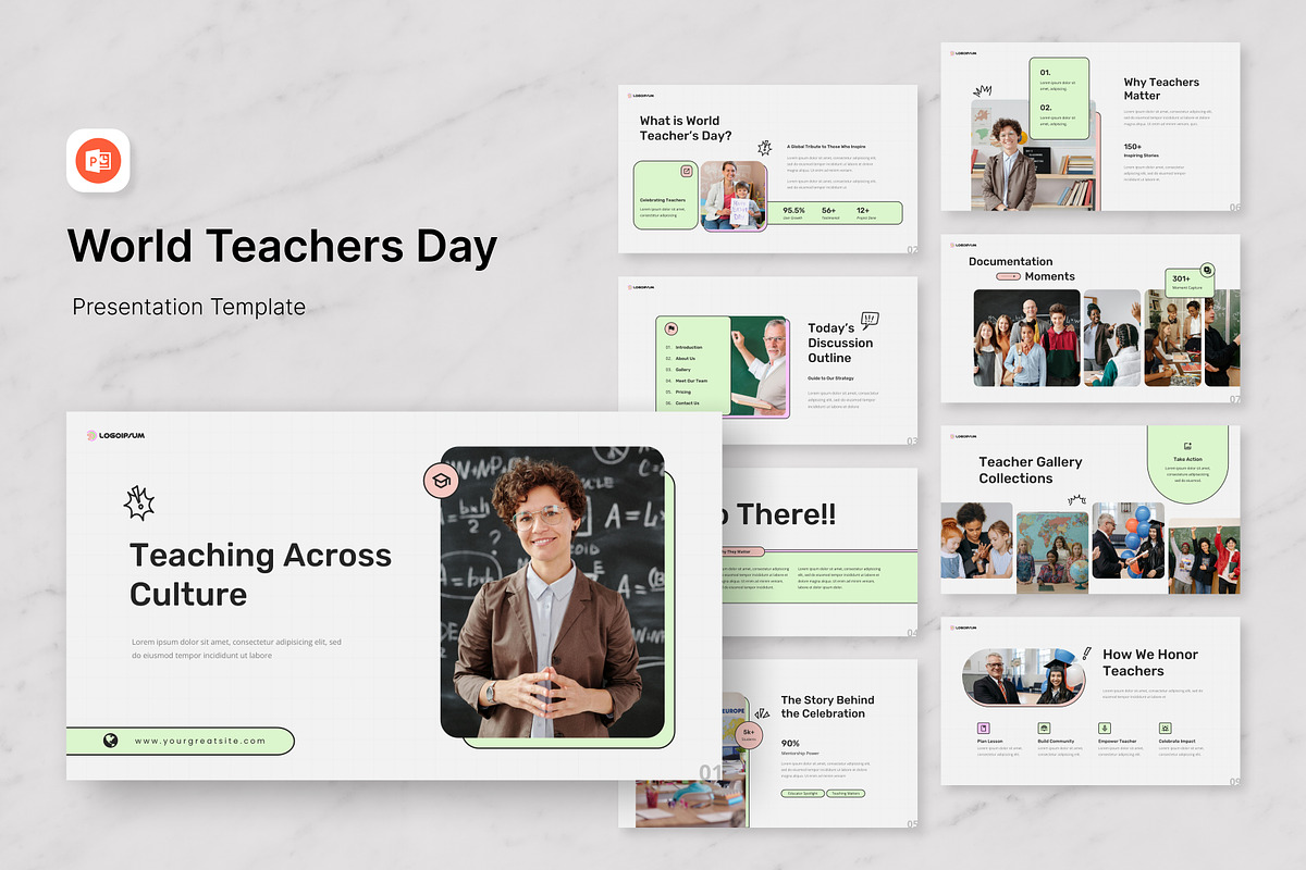 World Teachers Day PowerPoint, a Presentation Template by Antstheme