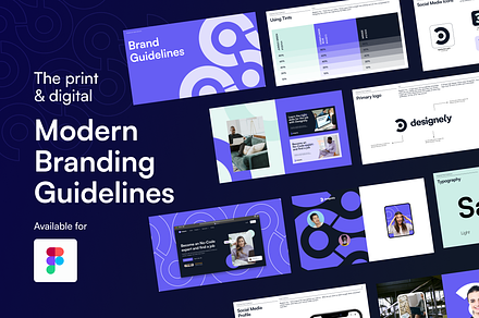 Brand Guidelines Figma template | Creative Market