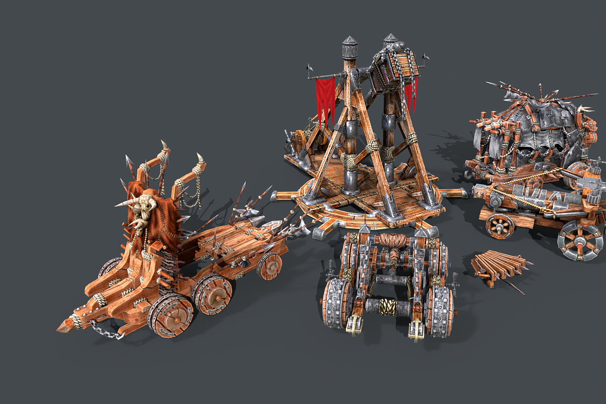 Medieval War Machines, a Cars & Vehicle 3D Model by Beatheart Creative ...