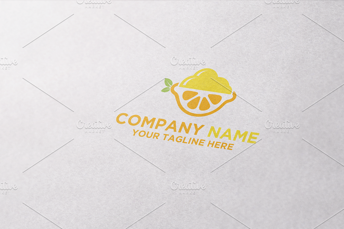 Lemon cloud Logo, a Branding & Logo Template by REDVY CREATIVE