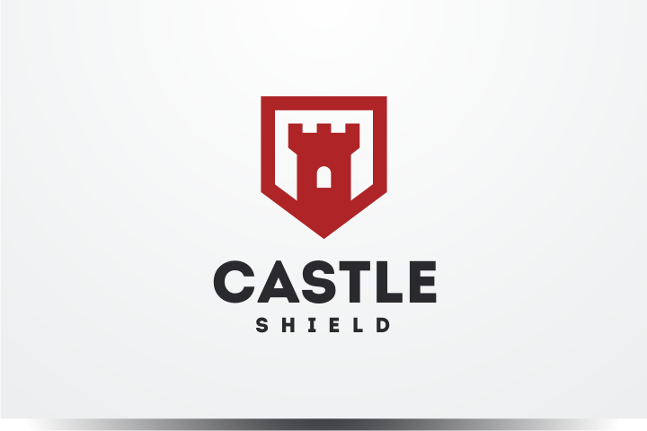 Castle Shield Logo, a Branding & Logo Template by yopie | Creative Market