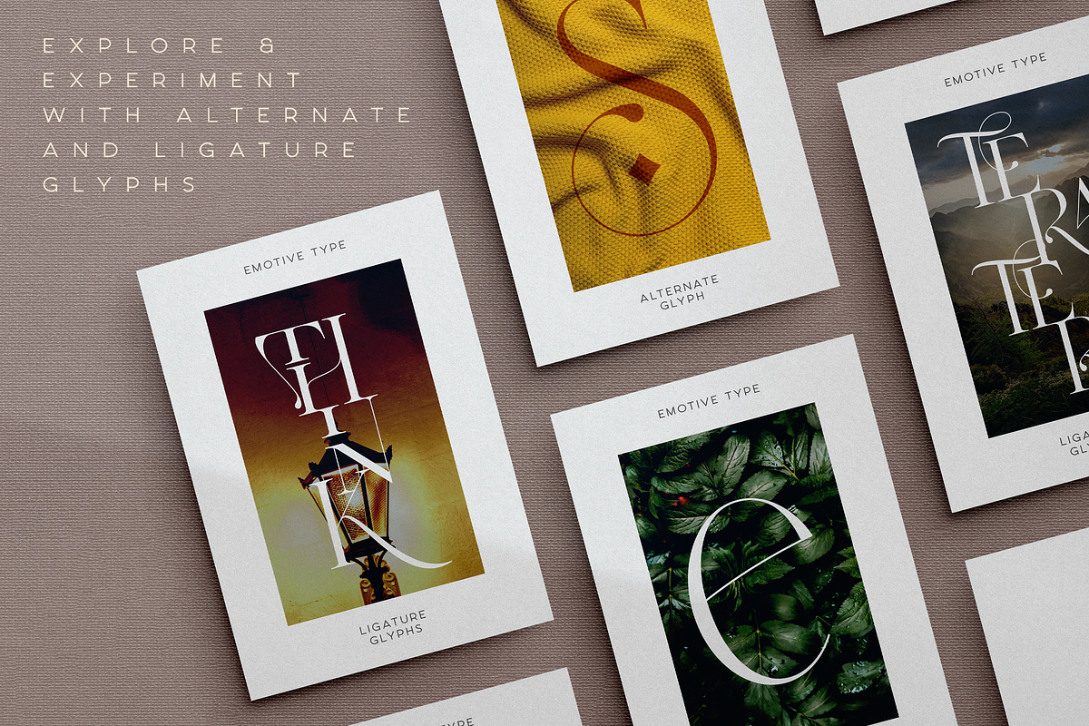 Emotive Type - creative font duo