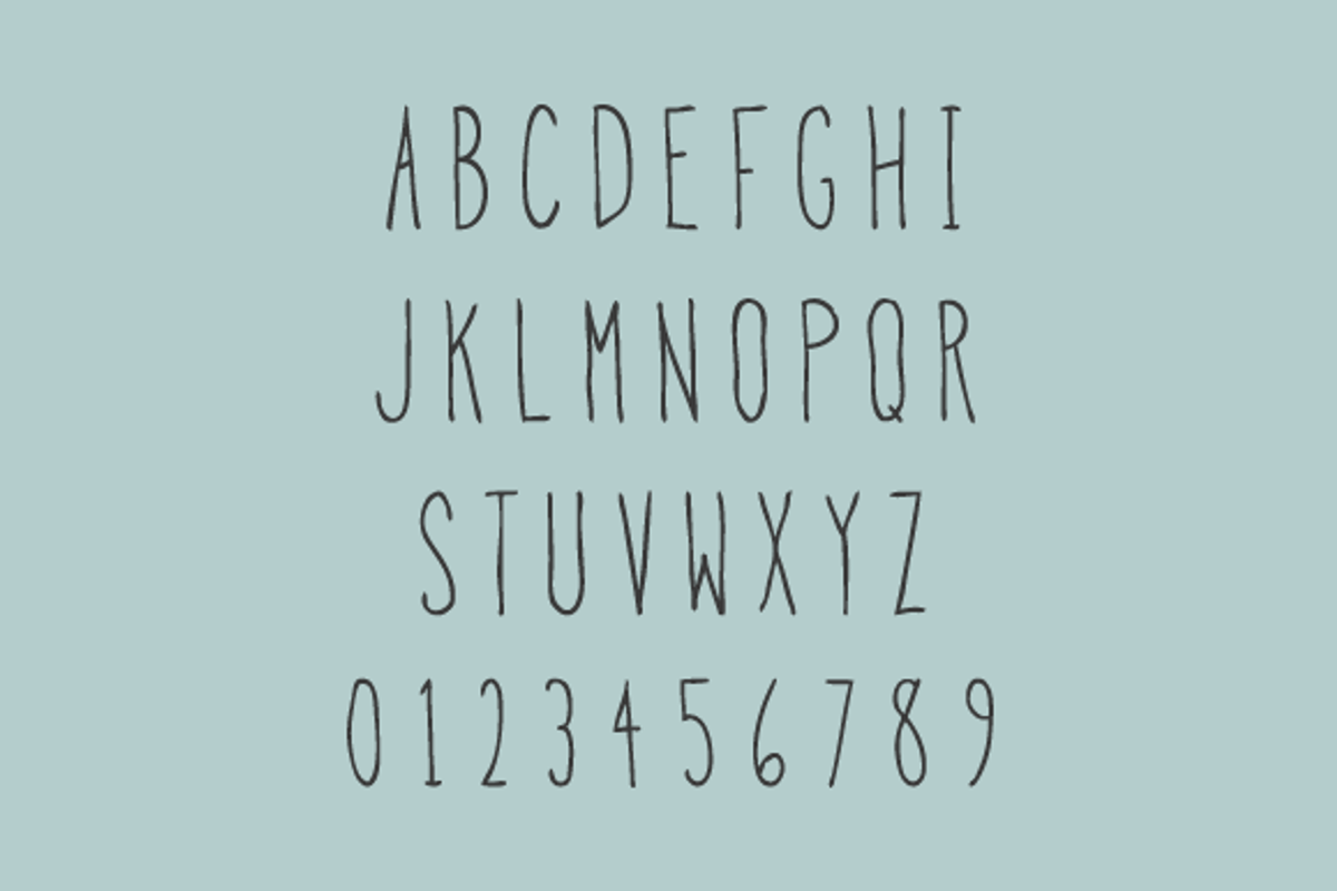 Goon, a Handwritten Font by jeremybooth