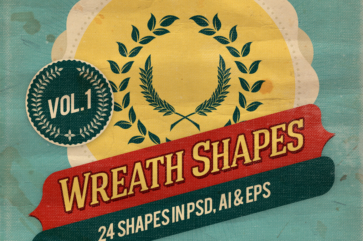 Wreath Shapes Vol.1, an Object Graphic by MIIM