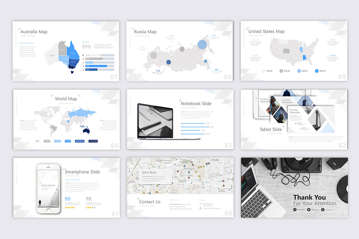 Exclusive Powerpoint Template, a Presentation Template by RRGraph