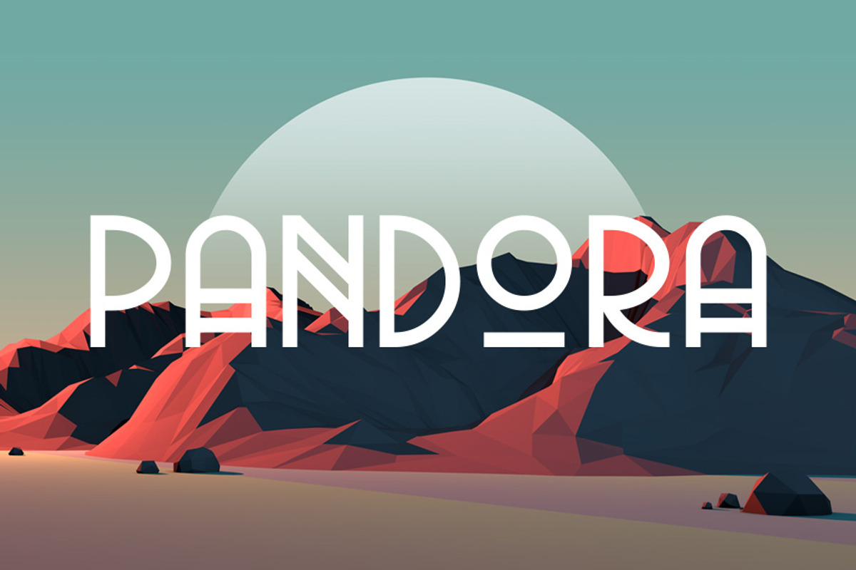 Pandora Typeface, a Symbol Font by Tugcu Design Co. | Creative Market