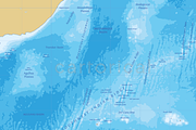 Marine World Vector Map, an Illustration by Cartorical