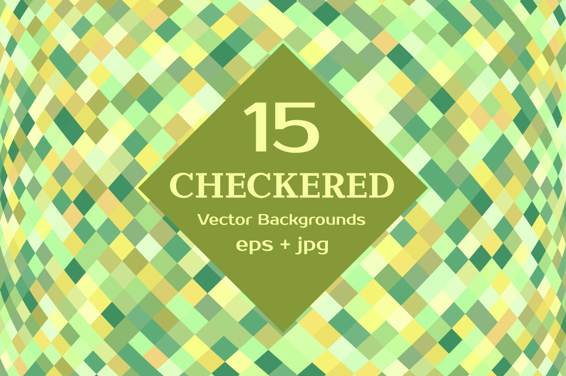 CHECKERED Vector Backgrounds, a Texture Graphic by ekaart
