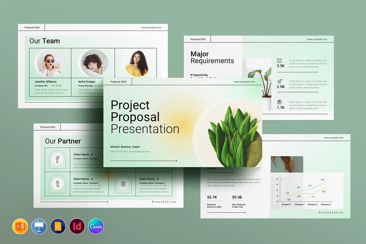 Project Proposal Presentation Design, a Presentation Template by ...
