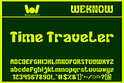 Time Traveler font | Creative Market