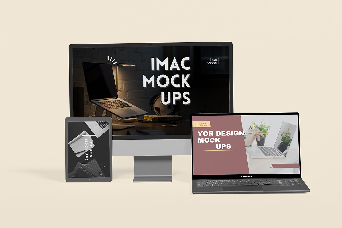 Responsive Multi Device Mockup, a Mac Mockup by Riza-Graphic