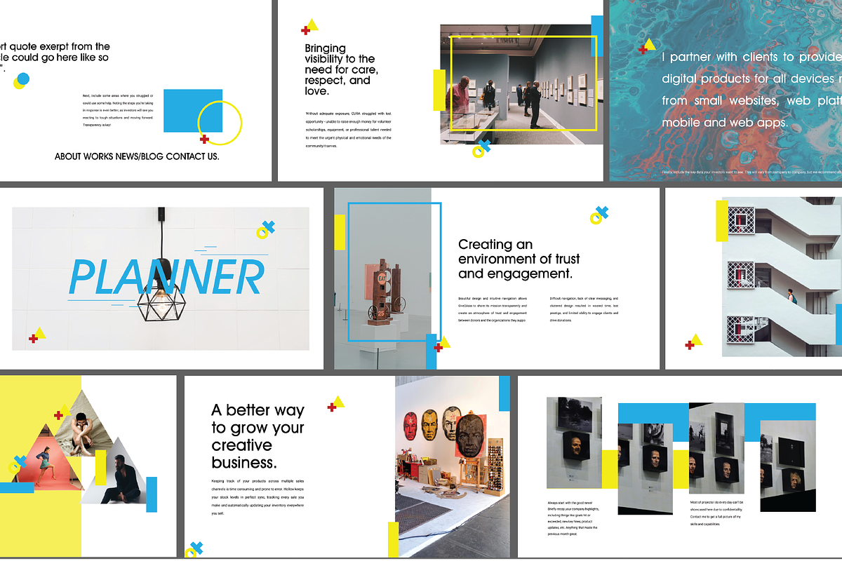 Planner Powerpoint Template, a Presentation Template by Visualin.std