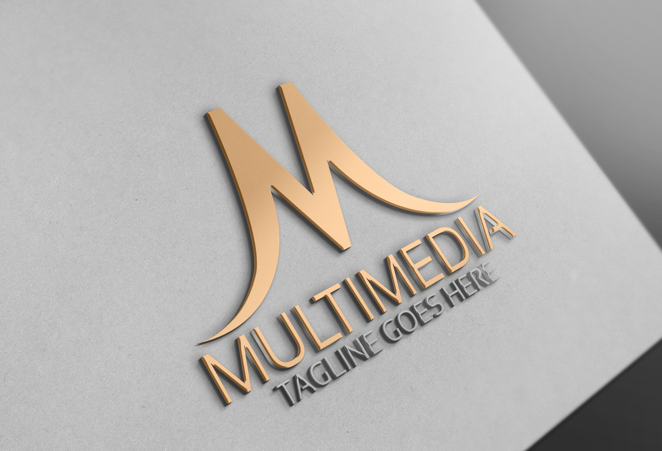 Multimedia M Letter Logo, a Branding & Logo Template by Josuf Media