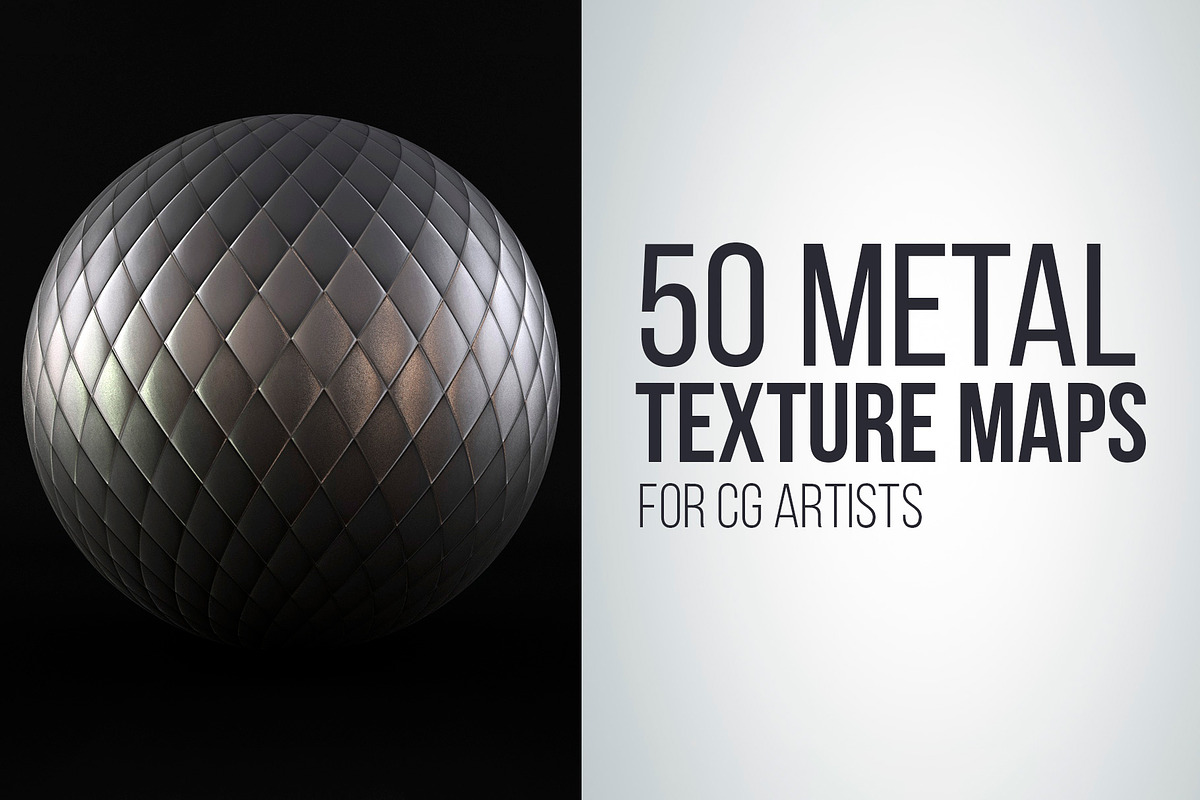 50 Metal Texture Maps for CG Artists, a Texture Graphic by Creative ...