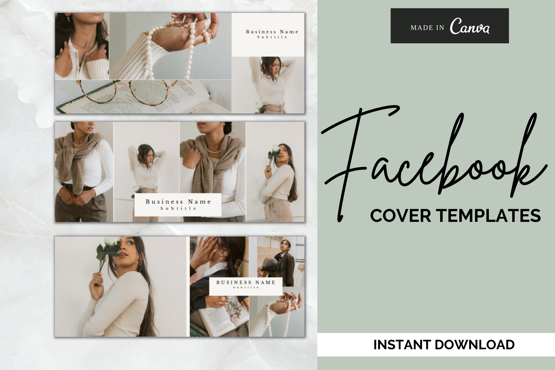 Facebook Cover Template for Canva