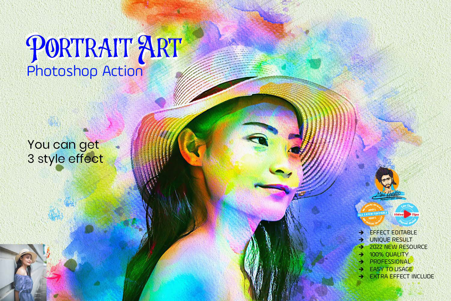 Portrait Art Photoshop Plugin