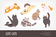 Cute cats bundle, an Animal Illustration by Good Studio | Creative Market