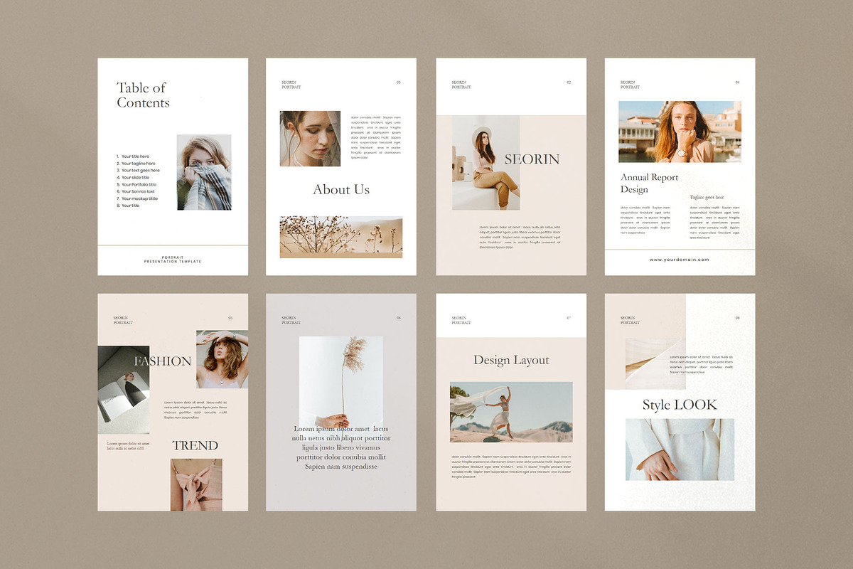 Seorin A4 Portrait - PowerPoint, a Presentation Template by Twntysix