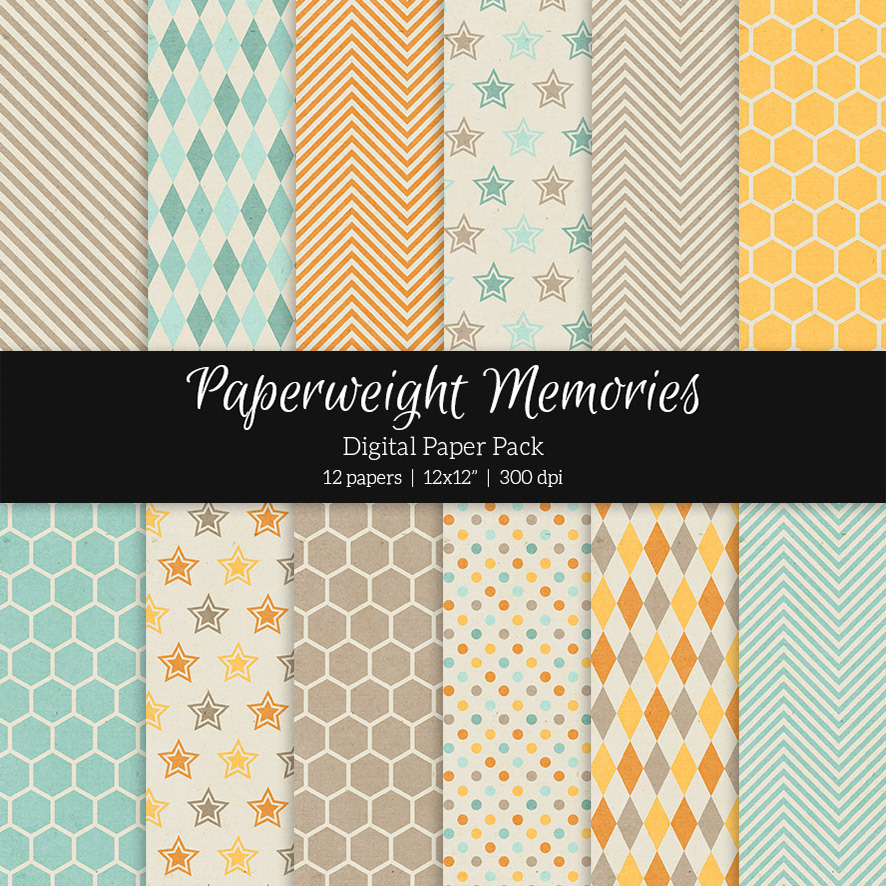 Patterned Paper - Harvest Field, a Pattern Graphic by Paperweight ...