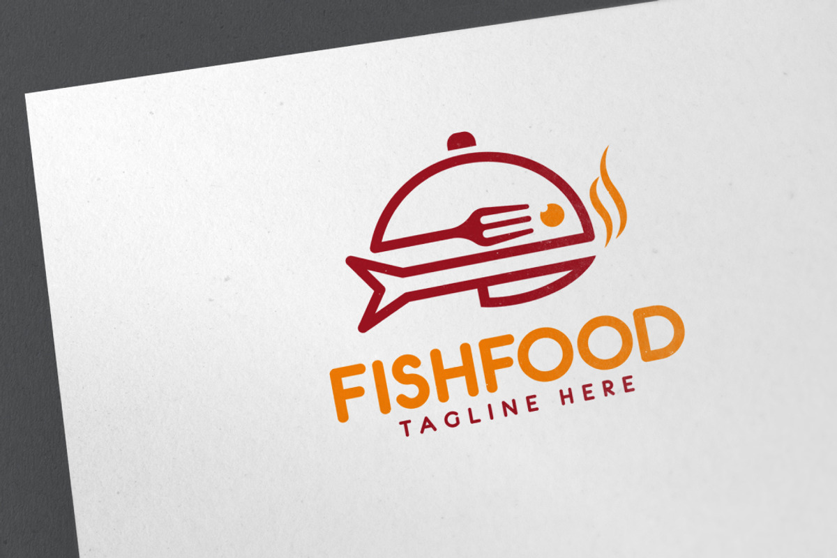 Fish Food Logo, a Branding & Logo Template by emotions76