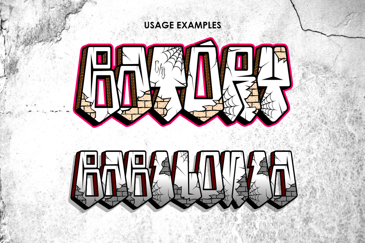 BLOCK LETTERS - TYPOGRAPHY FILE