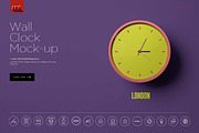 Clock Mock-up, a Household Mockup by Mocca Mockups Store