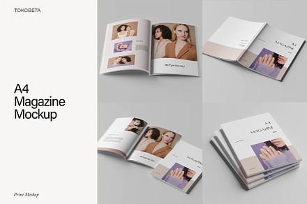 Tute Mockup Set | Book & Magazine Mockups ~ Creative Market