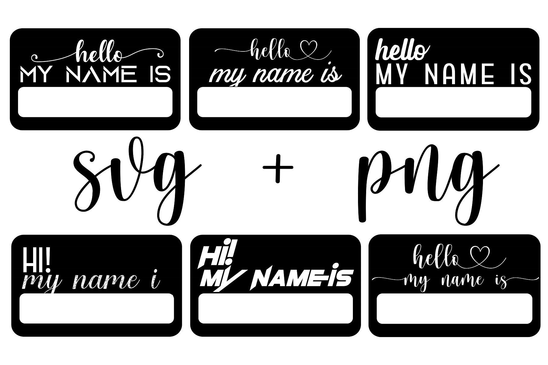 Name Tag Svg