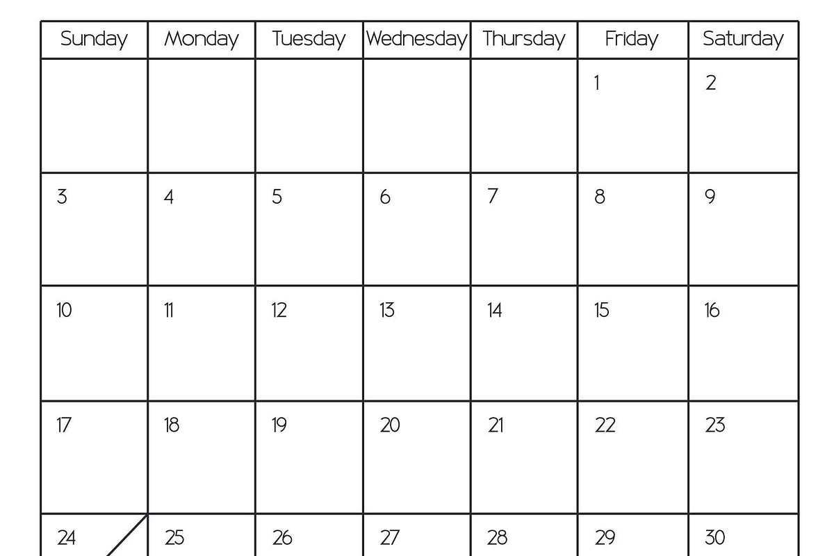 Fully Editable Calendar Months, a Stationery Template by S.M.R