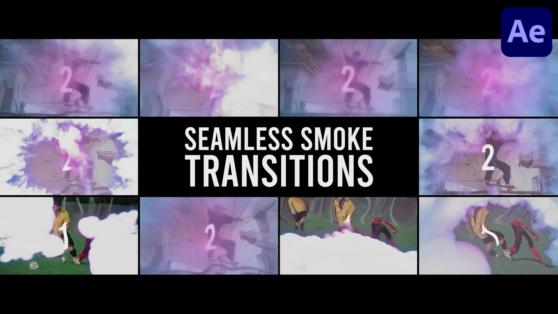 Smoke Transitions for After Effects