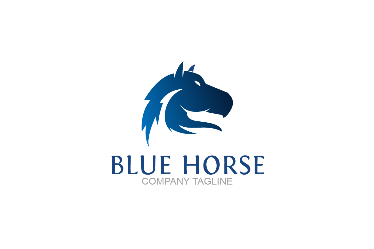 Blue Horse - Logo Template, a Branding & Logo Template by Twelve.std ...