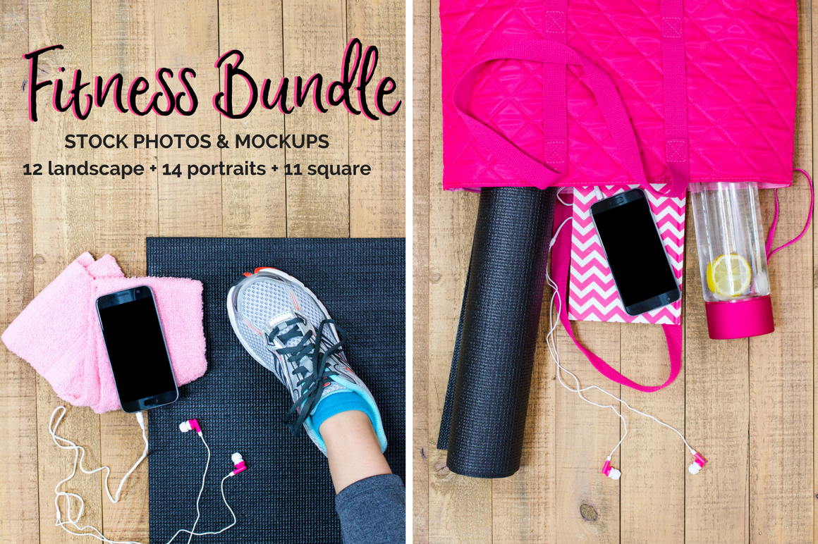 Fitness Yoga Bundle (14+ Images), a Health & Medical Photo by Ivory Mix