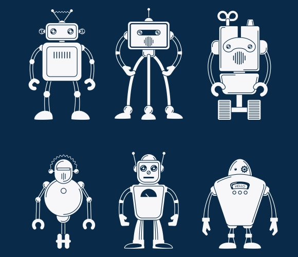 Robot vector, a Background Graphic by Stock-Smart-Start