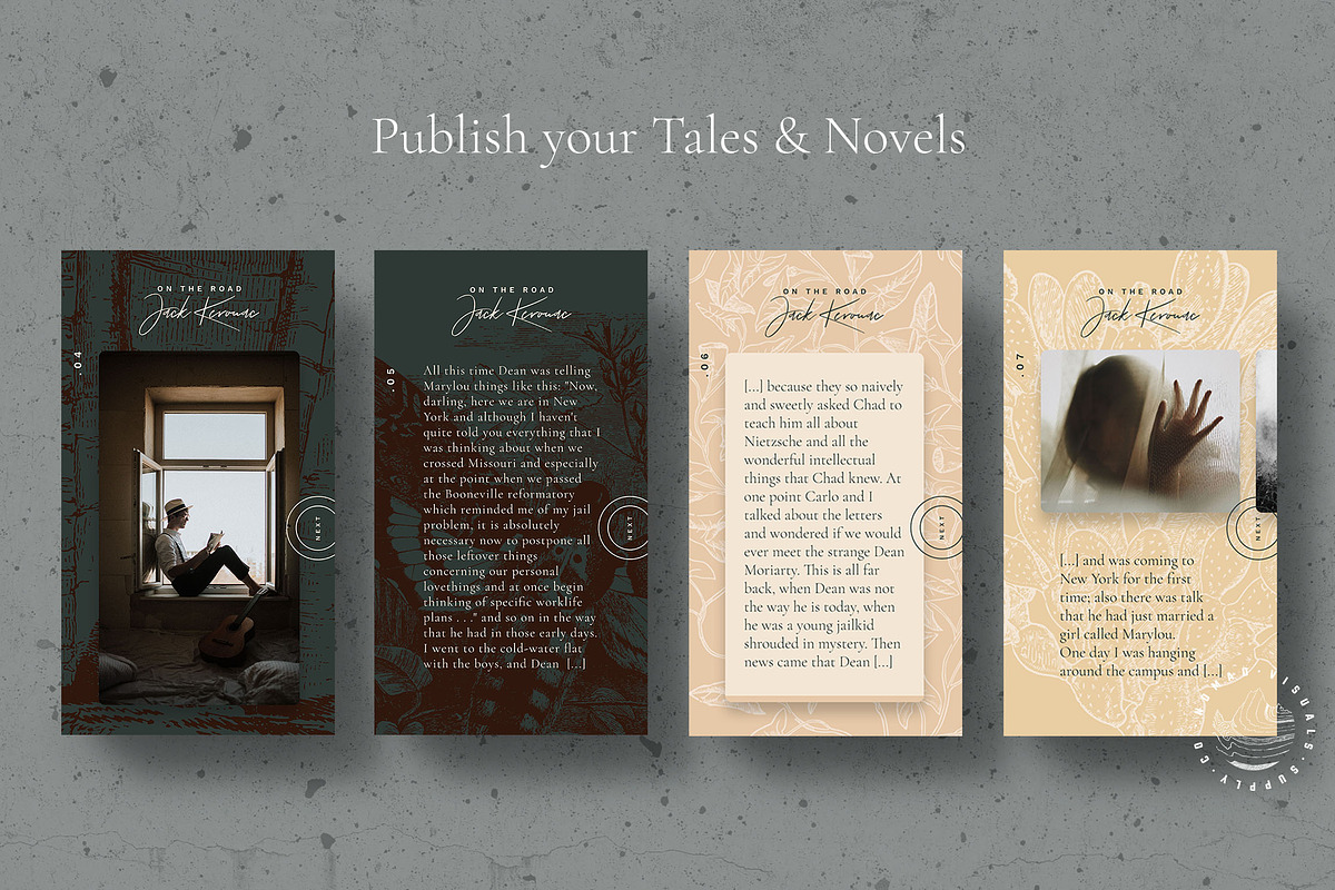 Storytelling Animated Stories Kit, a Social Media Template by Nomad Visuals