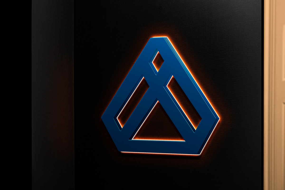 3D Backlit Logo Mockup, a Product Mockup by GfxFoundry | Creative Market