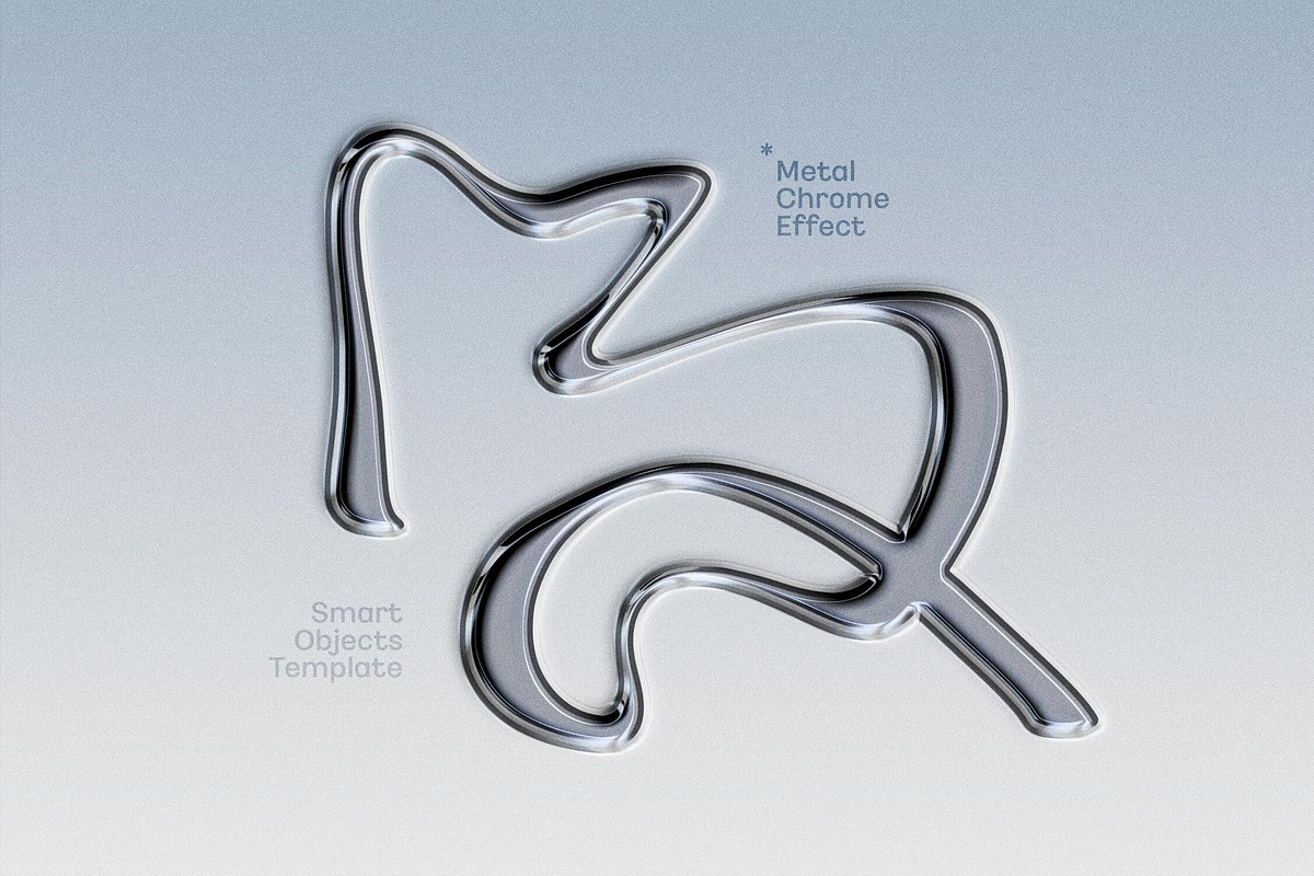 Chrome Text & Logo Effect, a Layer Style Add-On by Design Squad