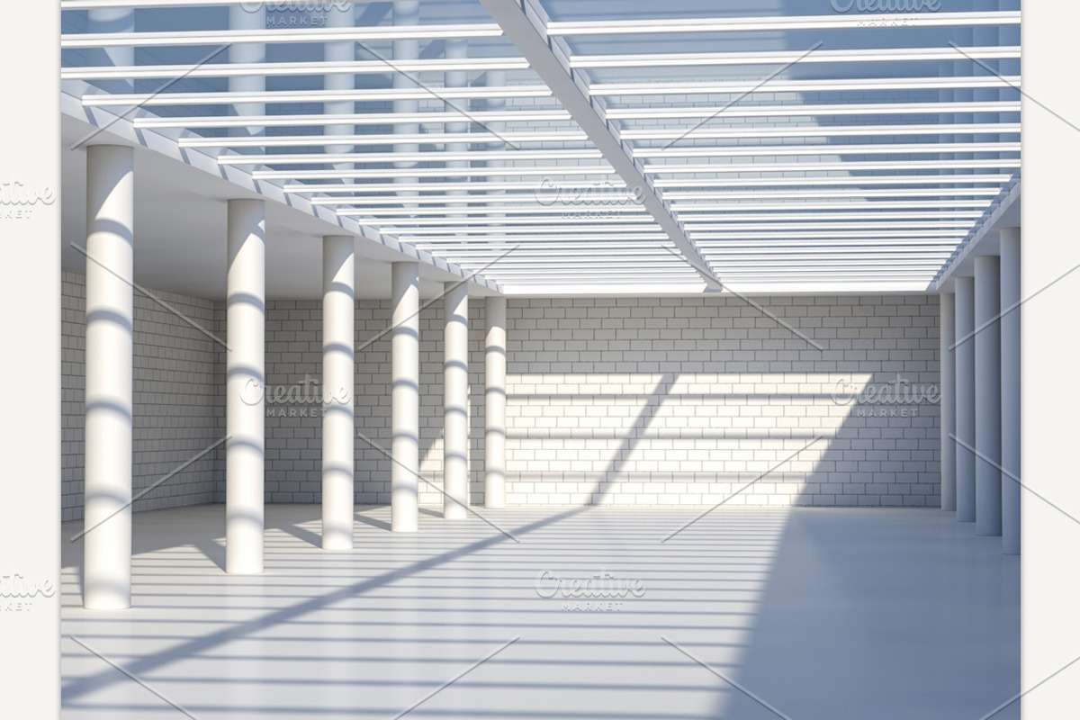 Open area with skylight, a Background Graphic by 3D Graphics Shop ...