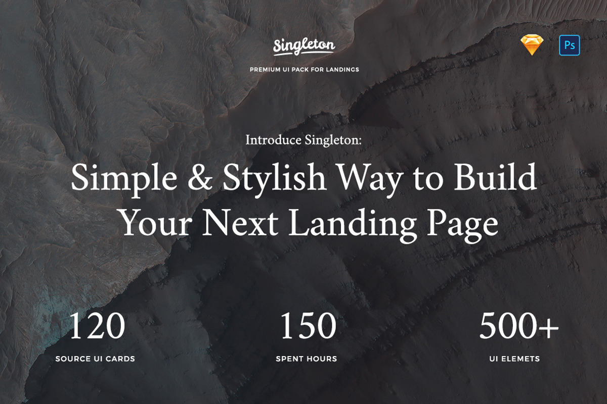 Singleton UI Pack, an UI Kit Template by Craftwork