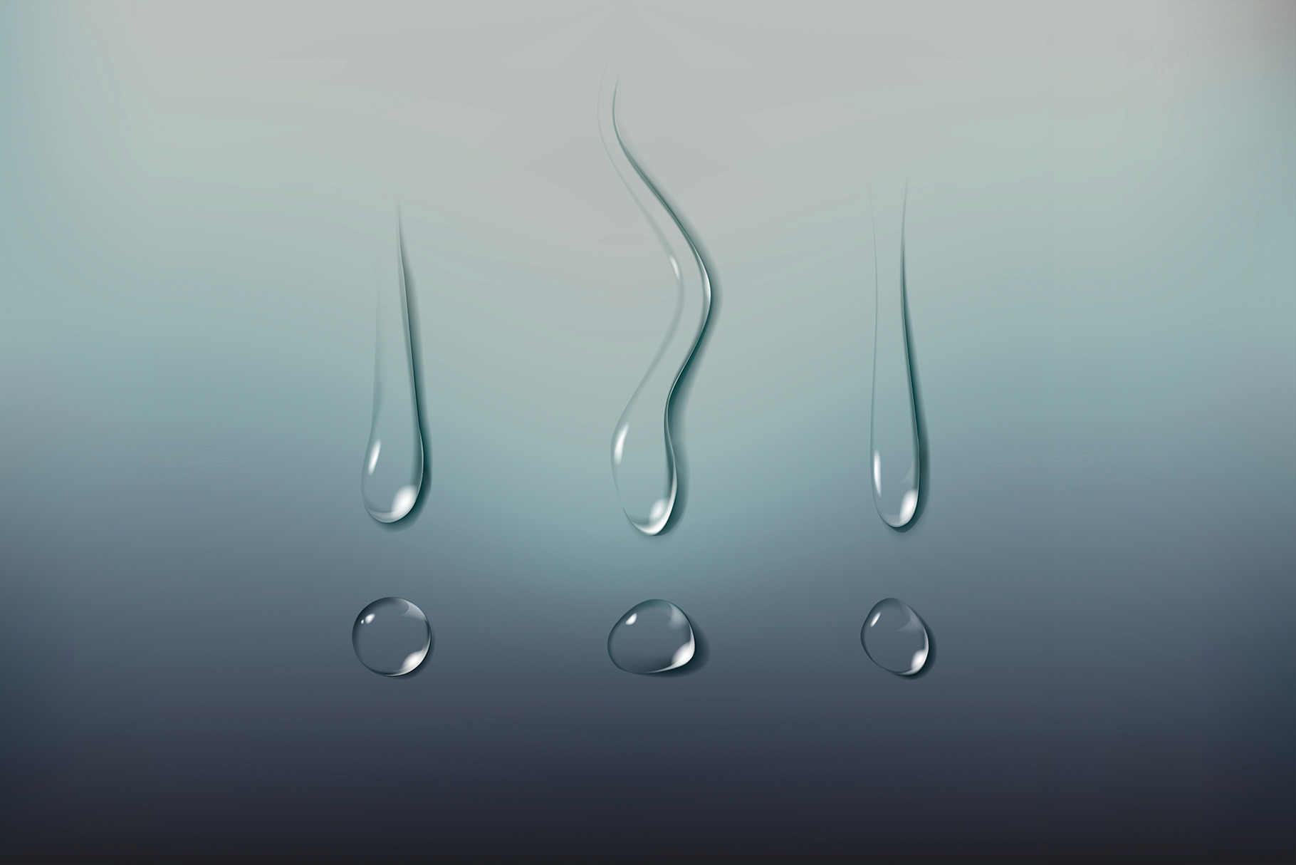Realistic water drops / tears | Illustrations ~ Creative Market