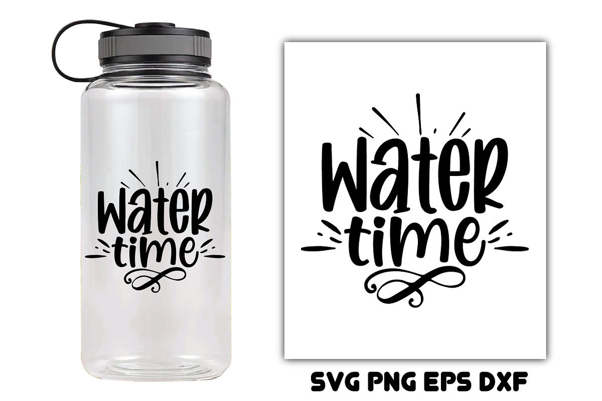 Water Tracker SVG Bundle, a Food Illustration by crafthome