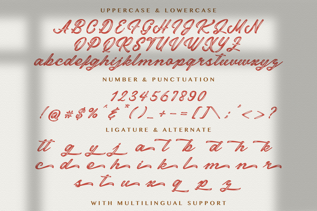 Miyabon - Textured Brush Font, a Script Font by StringLabs