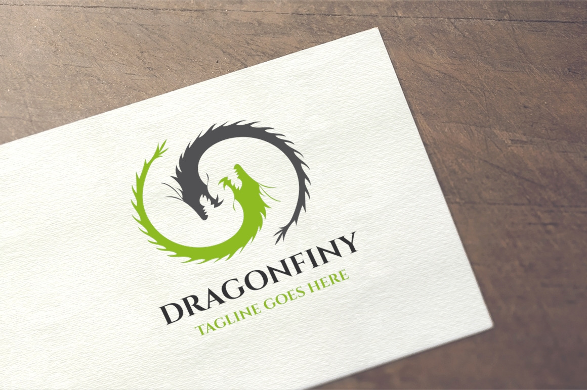Dragon Infinity Logo, a Branding & Logo Template by Design_Planet
