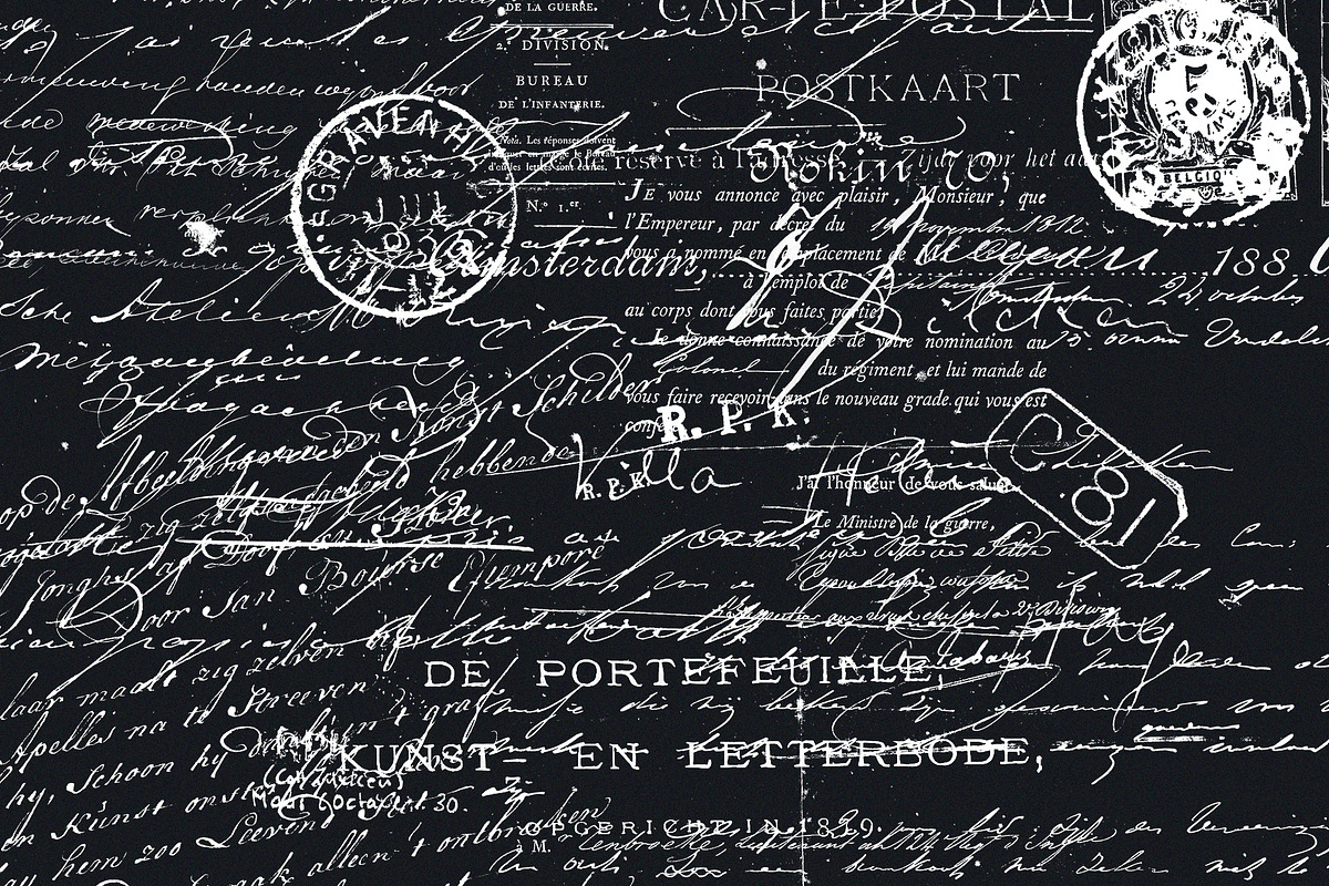 Old Handwritten Overlay PNG Textures, a Texture Graphic by Century Library