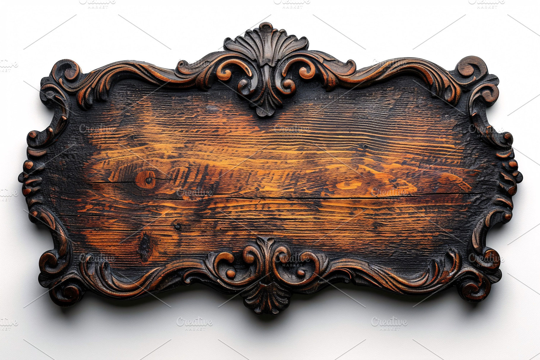 Vintage Wooden Signboard, a Background Photo by shahsoft | Creative Market